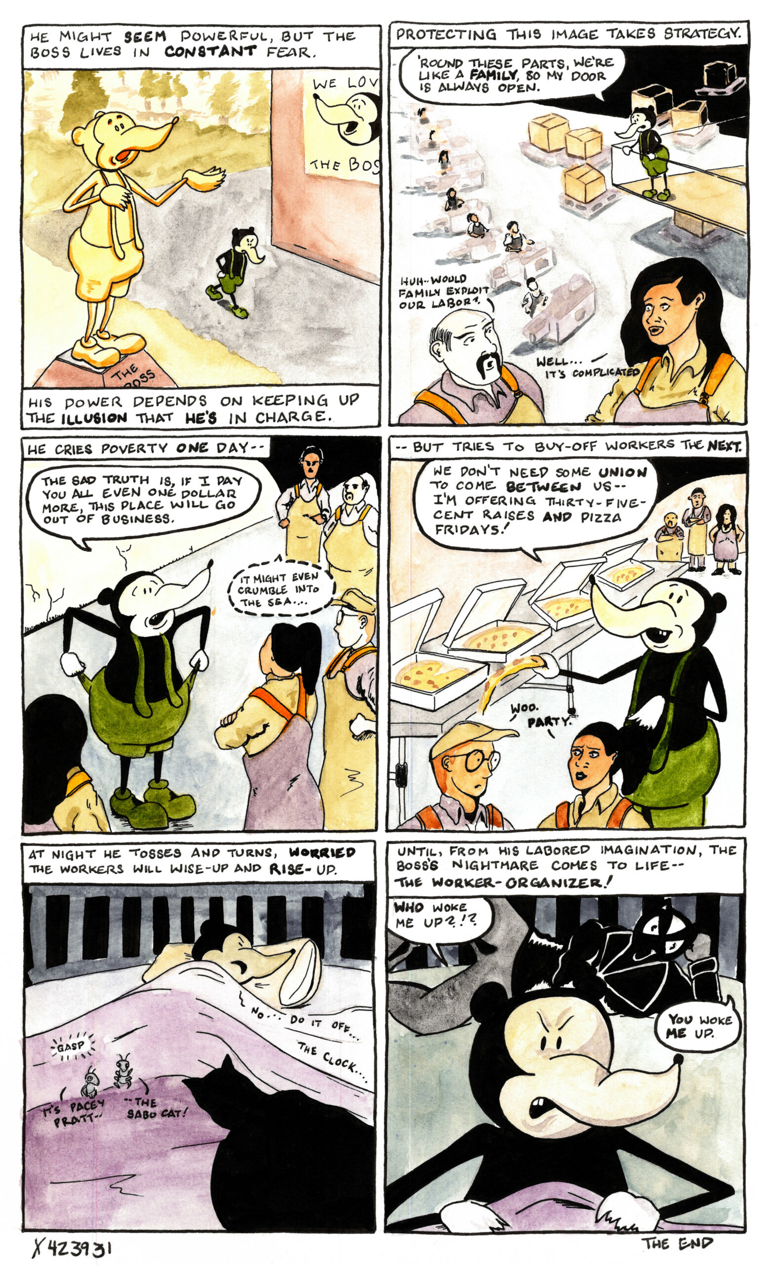 Cartoon: Where Do Bosses Come From? – Industrial Worker
